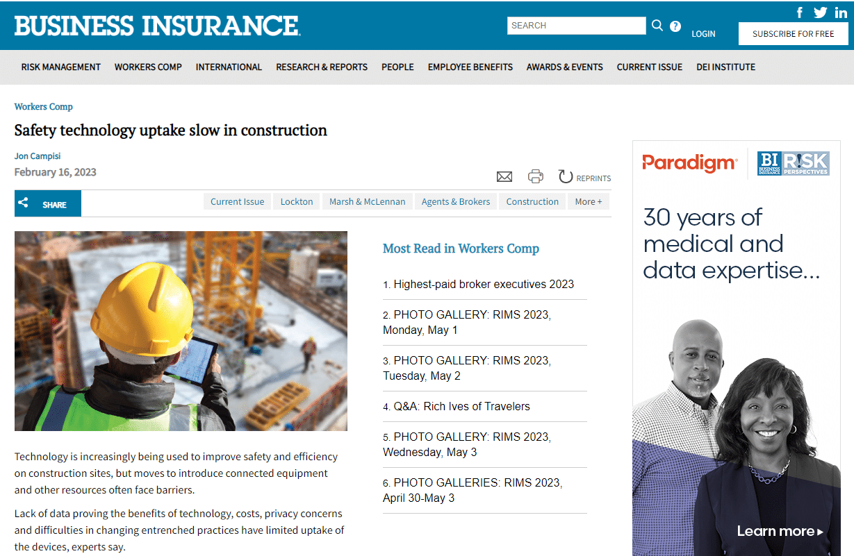 Greg Perruzzi, Gallagher Bassett’s SVP – Construction Vertical ...